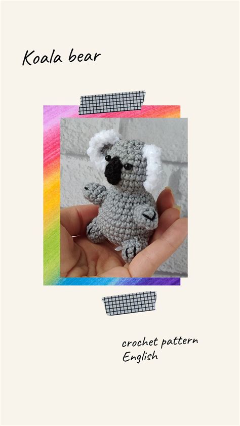 Koala Toy Easy Pattern Australian Koala Amigurumi Toy Cute Pattern
