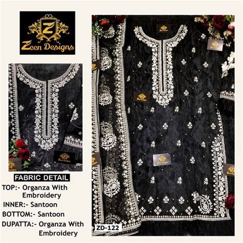Zeen Designs Zd 122 Pakistani Suits In India
