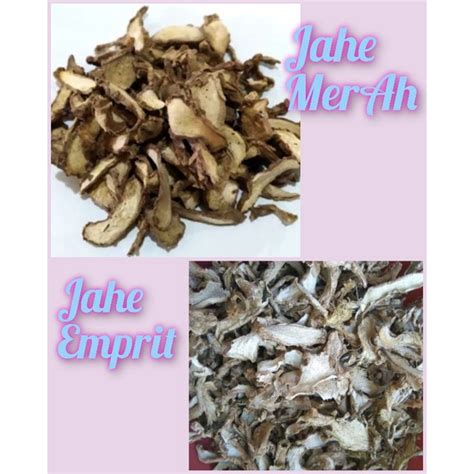 Jual Jahe Merah Emprit Kering Kg Shopee Indonesia