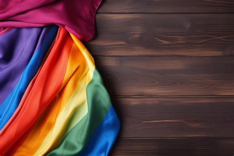 Premium AI Image A Symbol Of Inclusivity The Vibrant Rainbow Flag On
