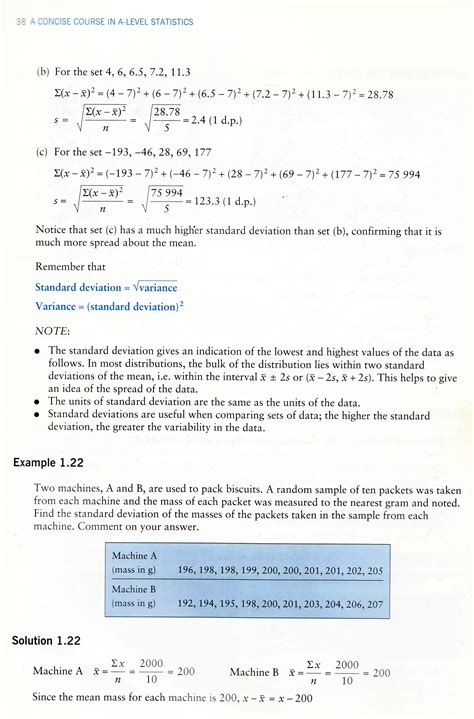 Standard Deviation And Variance Pdf