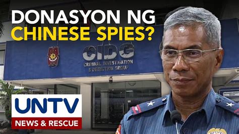 PNP, iniimbestigahan ang donasyon ng hinihinalang Chinese spies - YouTube