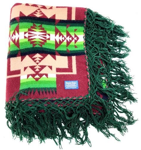 Lot Beaver State Pendleton Wool Throw Blanket