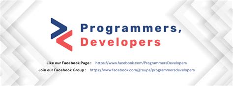 Programmersdevelopers
