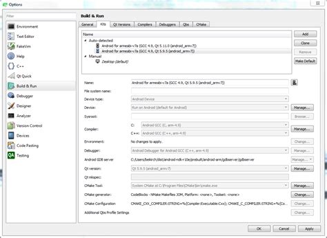 cannot debug calqatr on android qt forum