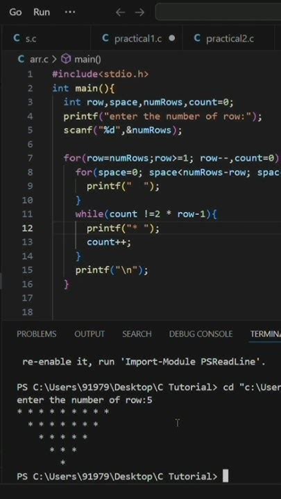 Reverse Pyramid Pattern In C Clanguage Codebuddy Programmingcourse Pyramidfacts Pyramid