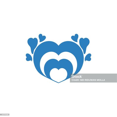 Amour Icône Vecteurillustration De Sticker Coeur Mignonglyphe Style