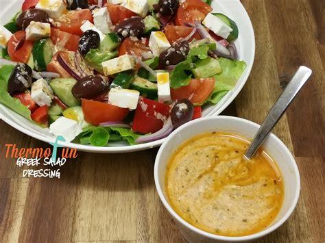 Greek Salad Dressing Recipe Thermofun Making Decadent Food At Home