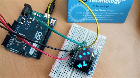 Arduino Leonardo 로 13인치 I2c Oled를 사용해 그래픽 출력해 보기 Youtube