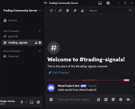 Sending Messages From Mql5 To Discord Creating A Discord Metatrader 5 Bot Mql5 Articles