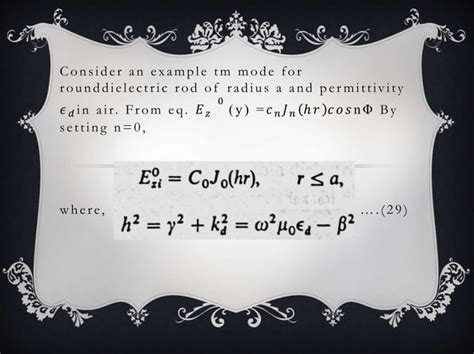 Dielectric Wave Guide Pptx Physics Science