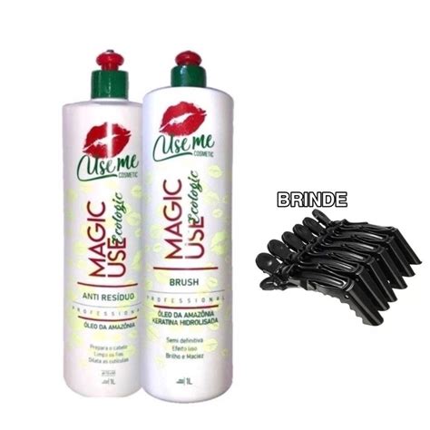 Kit Escova Progressiva Semi Definitiva Magic Use Me Brush Ecologic Sem