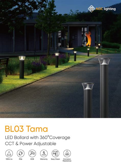 Pedestrian Bollards Lighting