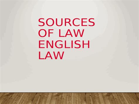 10 Sources Of Law Document Exams Law Docsity