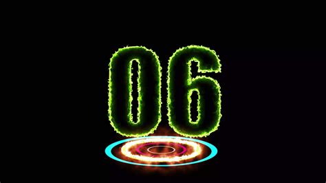 Digital Countdown Clock Timer In One Minute Or 60 Seconds To Zero