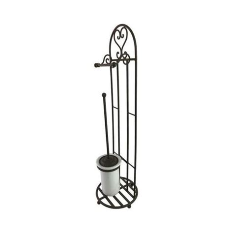Dérouleur papier toilette avec brosse Hauteur 78 cm diamètre 22 cm