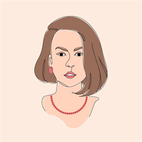 Ilustración De Dibujo De Cara Dibujada A Mano Vector Gratis