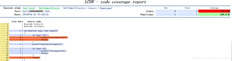 使用gcov和lcov测试代码覆盖率lcov的报告 Csdn博客