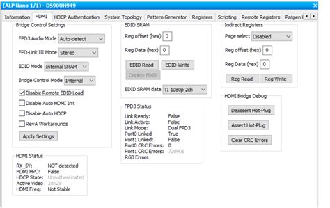 ds90uh949 q1 edid configuration interface forum interface ti e2e
