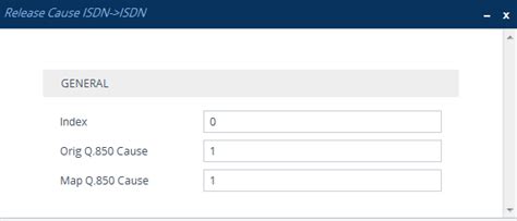Configuring Isdn To Isdn Release Cause Mapping