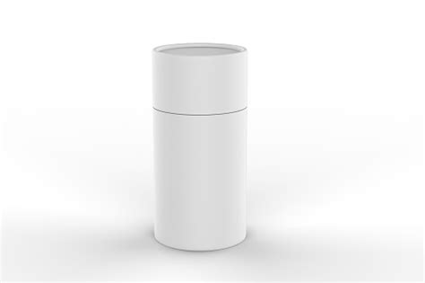 브랜딩을 위해 빈 크래프트 종이 푸시 업 튜브 3d 렌더링 그림입니다 종이에 대한 스톡 사진 및 기타 이미지 종이 튜브