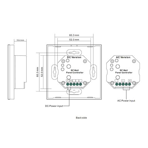 Sunricher Touch Control Panel 4 Zones RGB
