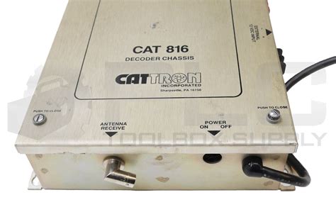 Cattron Cat 808at Decoder Chassis Cat 816 12vdc Plc Toolbox Supply