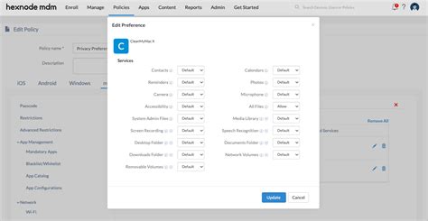 How To Configure A Privacy Preferences Policy Control Profile For Macos Devices Hexnode Help