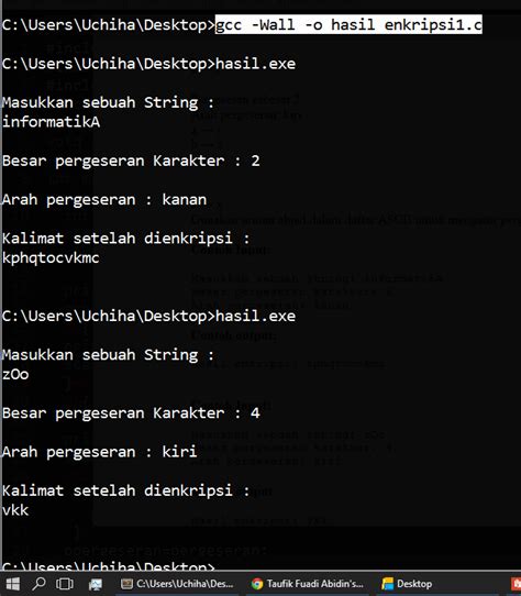 Program Enkripsi String Dengan Bahasa C Blog Riki