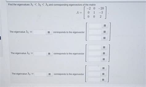 Solved Find the eigenvalues λ