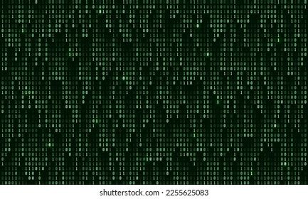 Binary Computer Code Cyber Background Constructed Stock Vector Royalty Free