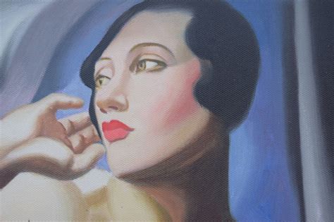 TAMARA DE LEMPICKA The Dove Handmade Oil Etsy