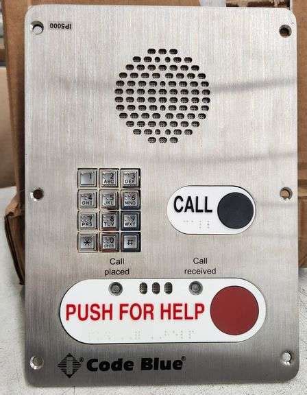 Code Blue Ip5000 Public Help Phone Mariner Auctions And Liquidations Ltd