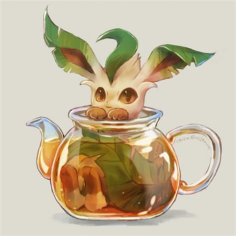 Leafeon Pokemon Drawn By Momomo12 Danbooru