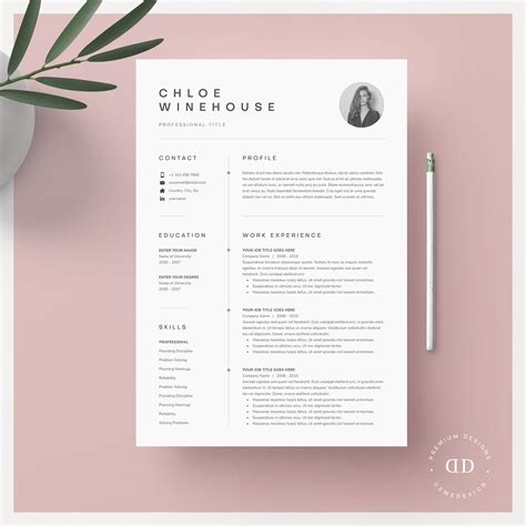 Word Resume Cover Letter Template Artofit