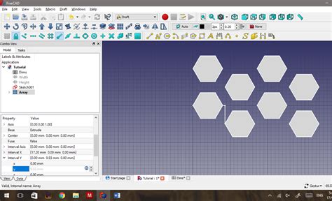 Advanced Hexagonal Mesh In Freecad Trybotics