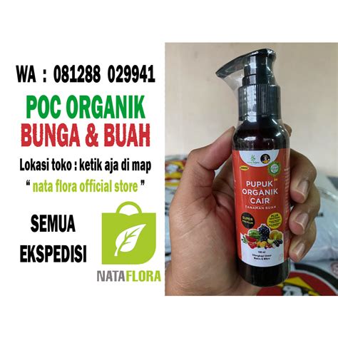 Jual Pupuk Organik Cair Tanaman Buah Dan Bunga Poc Buah Dan Bunga Ml Shopee Indonesia