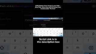 Upd Undetectable Roblox Fisch Script Ronix Hub Inf Money Auto Fish Auto Orca No Kick