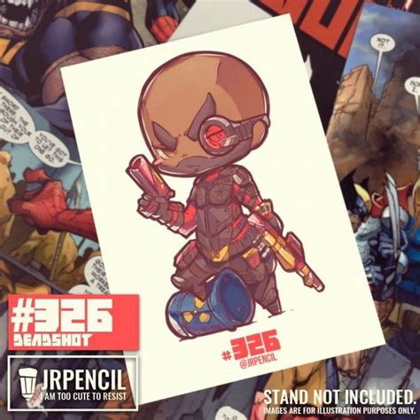 Dessiner Les Comics Deadshot De Suicide Squad Version Chibi