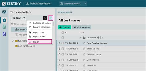 Import And Export Test Cases Testiny Documentation