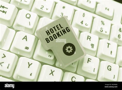Handwriting Text Hotel Booking Business Idea Online Reservations