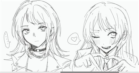 Chihaya Anon And Yahata Umiri Bang Dream And 1 More Drawn By Hoshima