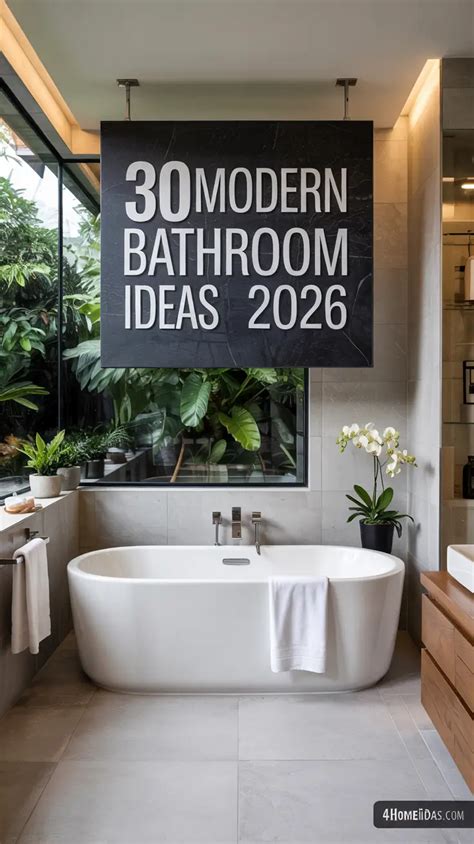 Modern Bathroom Ideas 2026 — Luxury Trends And Small Space Designs