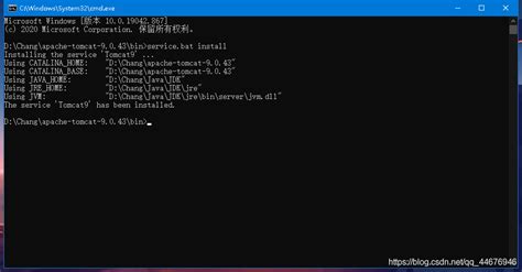 Tomcat提示指定的服务未安装unable To Open The Service ‘tomcat‘指定的服务未安装 Unable To