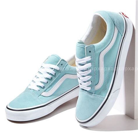 Vans รองเท้าผ้าใบ Old Skool Color Theory Canal Blue Vn0007nth7o