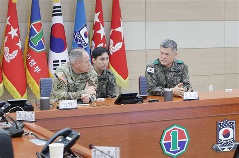지작사령관 주한 미8군사령관 접견…연합작전수행 능력 더 공고히