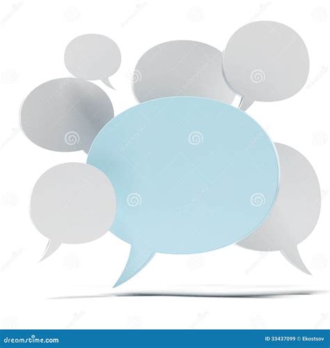 Bubble Speeches Stock Illustration Illustration Of Bubble