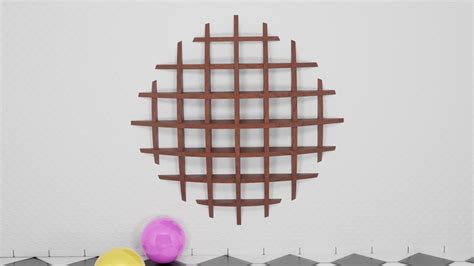 3d Wooden Bookshef Spherical Style Furniture 3d Model Model Turbosquid 2038837