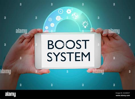 Conceptual Caption Boost System Word Written On Rejuvenate Upgrade Strengthen Be Healthier