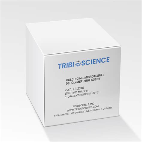 Colchicine Microtubule Depolymerizing Agent Tbi2310 Tribioscience